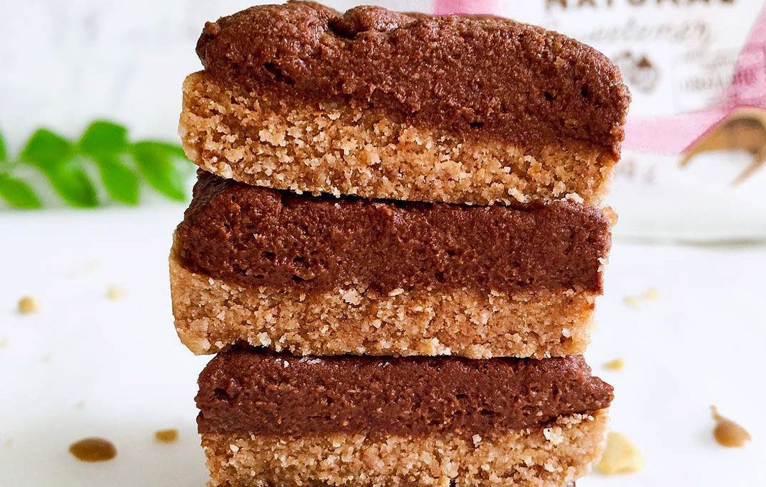 Salted Caramel Choc Peanut Butter Protein Slice